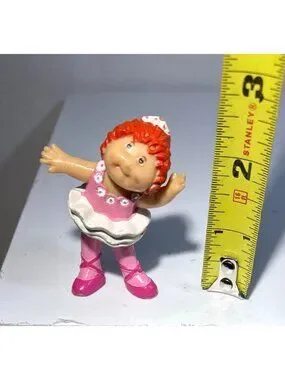 Coleco | Toys | Cabbage Patch Kids Pvc Figure Ballet Pink Outfit Red ...